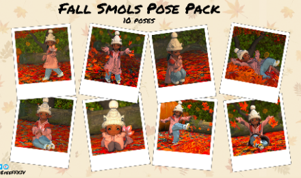 Aether Link - Smol Fall Pose Pack