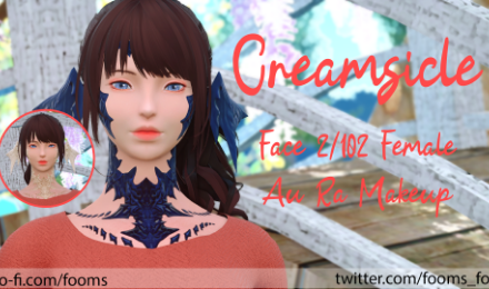 Aether Link - Creamsicle {Au Ra F2/102 Makeup}