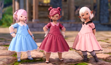 Aether Link - Frontier Dress Colourset Edits