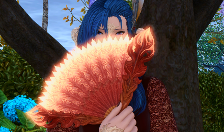 Aether Link - Azeyma's Fan for Little Ladies' Day emote and Cherry Bomb Minion