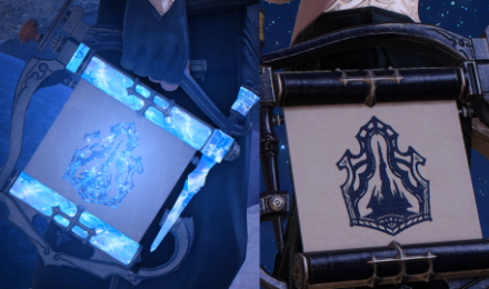 Aether Link - Crystalline and Brilliant Needle with Crystarium logo