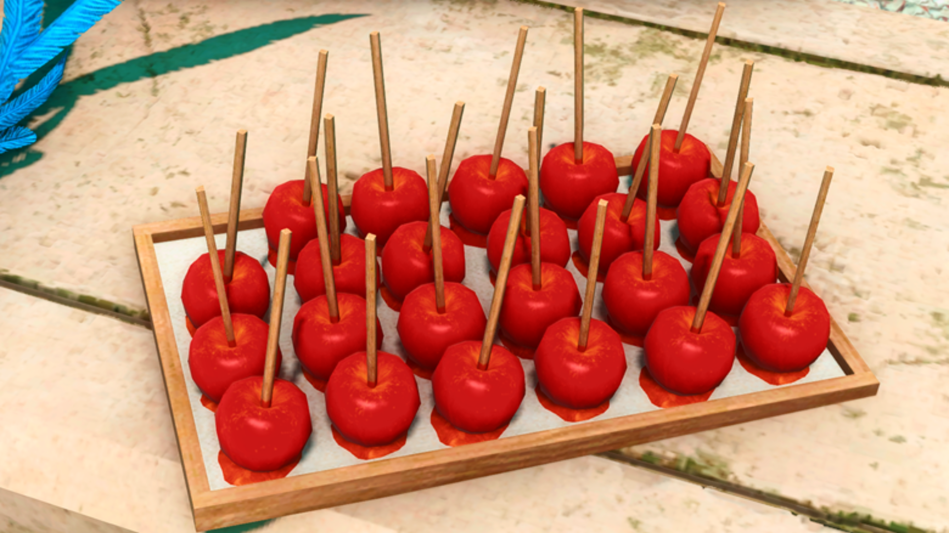 Aether Link - Candy Apple and Tray of Candy Apples on minions