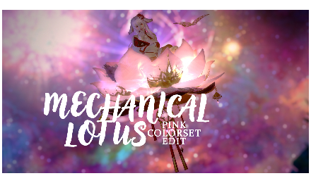 Aether Link - Mechanical Lotus - Pink Colorset Edit