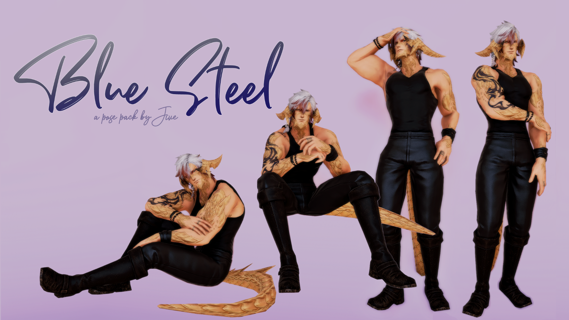 Aether Link - Blue Steel (Pose Pack)