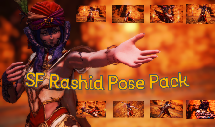 Aether Link - SF Rashid Pose Pack