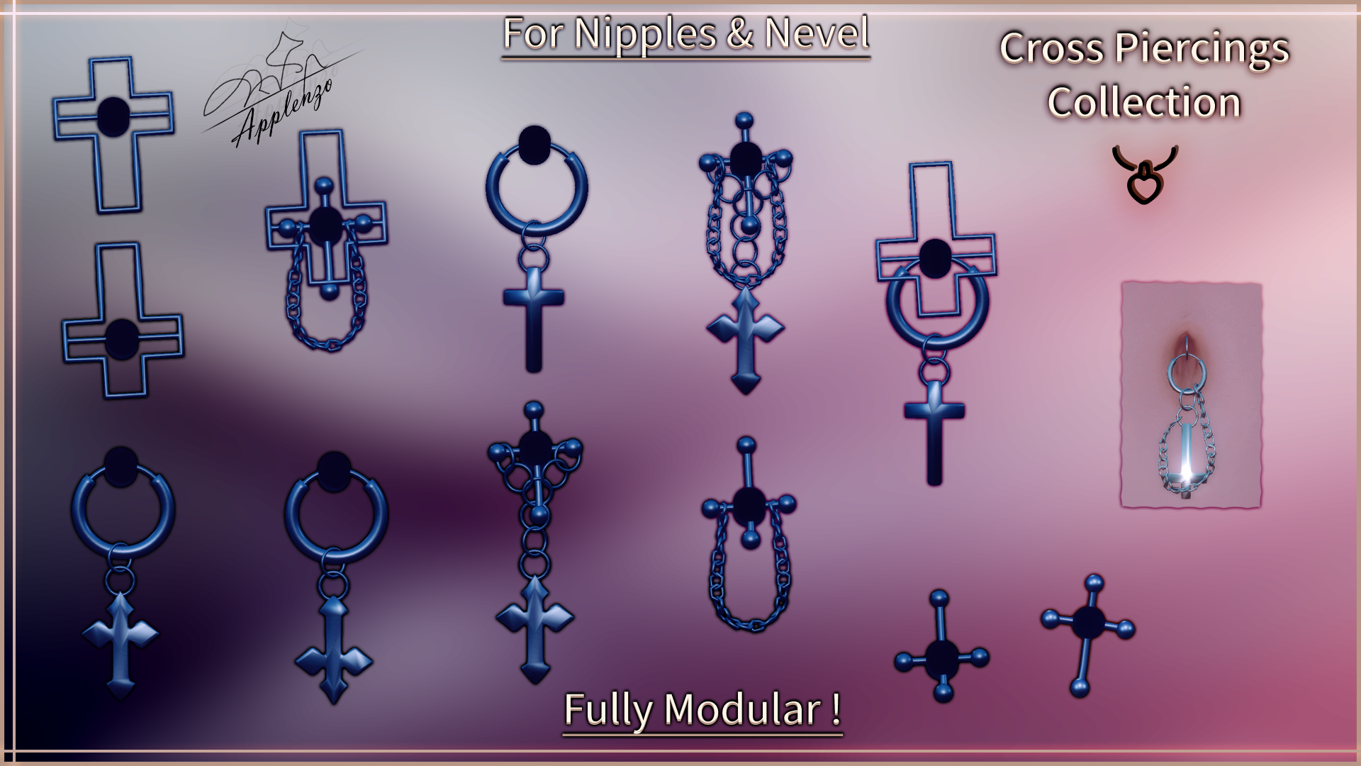 Aether Link - [Holo] Cross Piercing Collection V1.4op (Nevel + Nippies ...