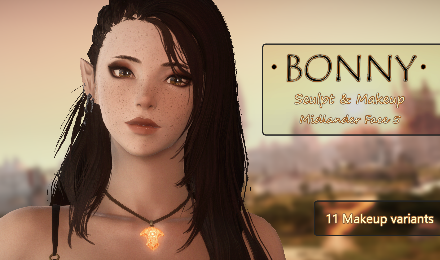 Aether Link - Bonny | A Midlander Face 5 Sculpt / Makeup