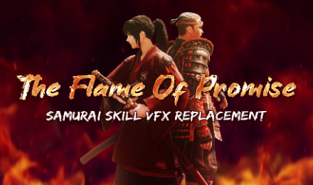 Aether Link - The Flame Of Promise - Samurai Skill VFX Replacement