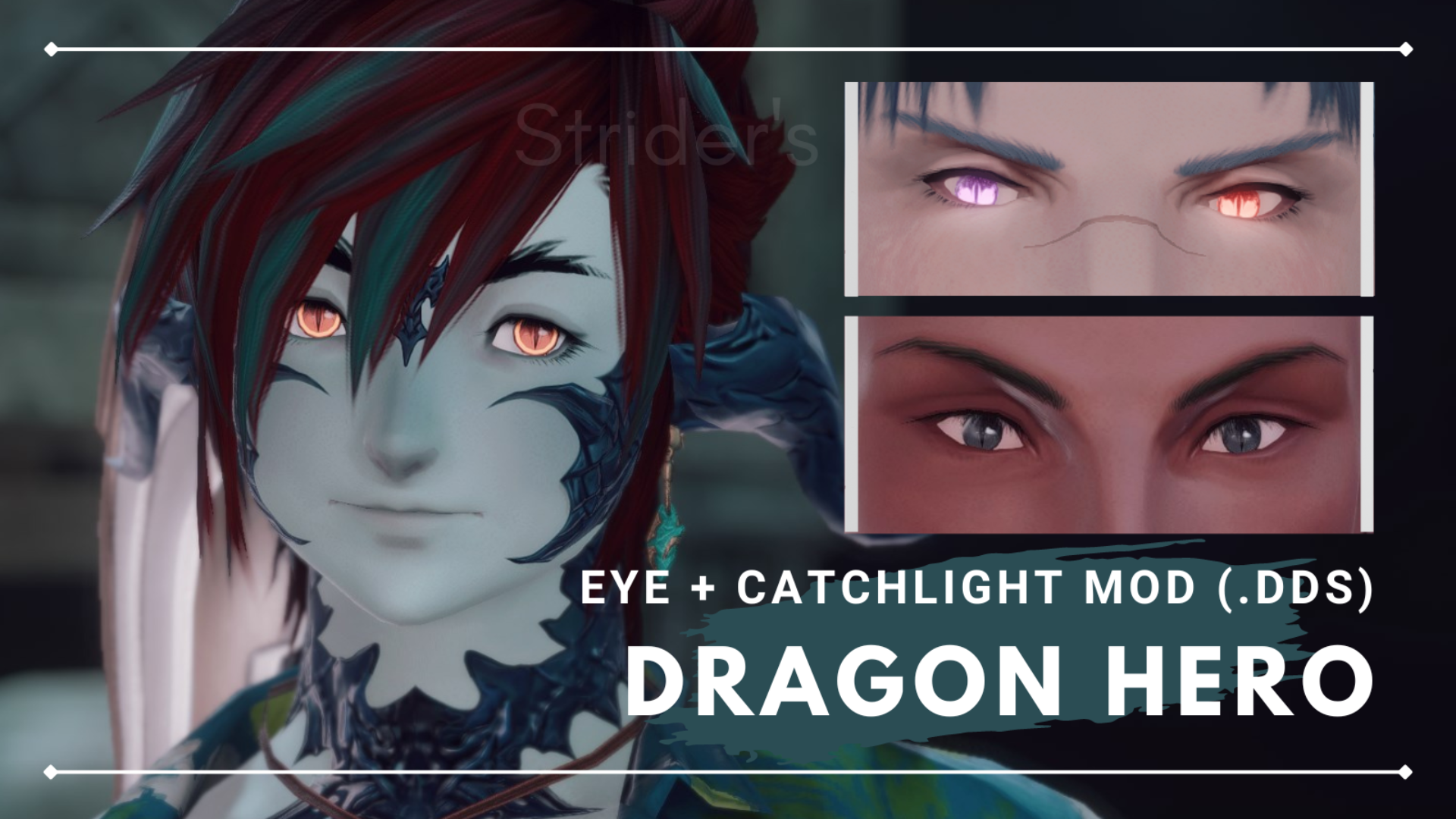 Aether Link - [Strider] Dragon Hero Eyes + Catchlight