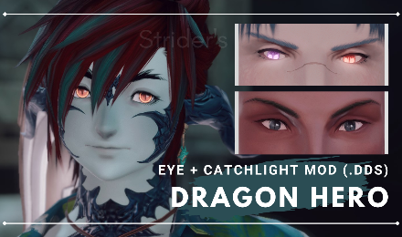 Aether Link - [Strider] Dragon Hero Eyes + Catchlight