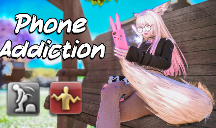 Aether Link - [Animation] Phone Addiction (/sit pose 0) [DT compatible]