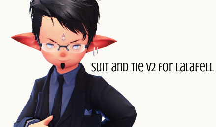 Aether Link - Suit and Tie V2 For Lalafell