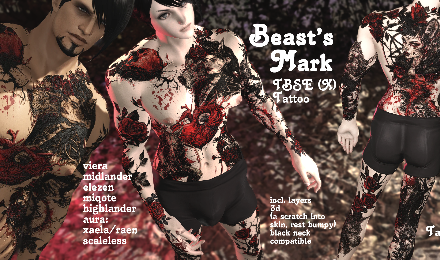 Aether Link - Beast's Mark (3d) Tattoo